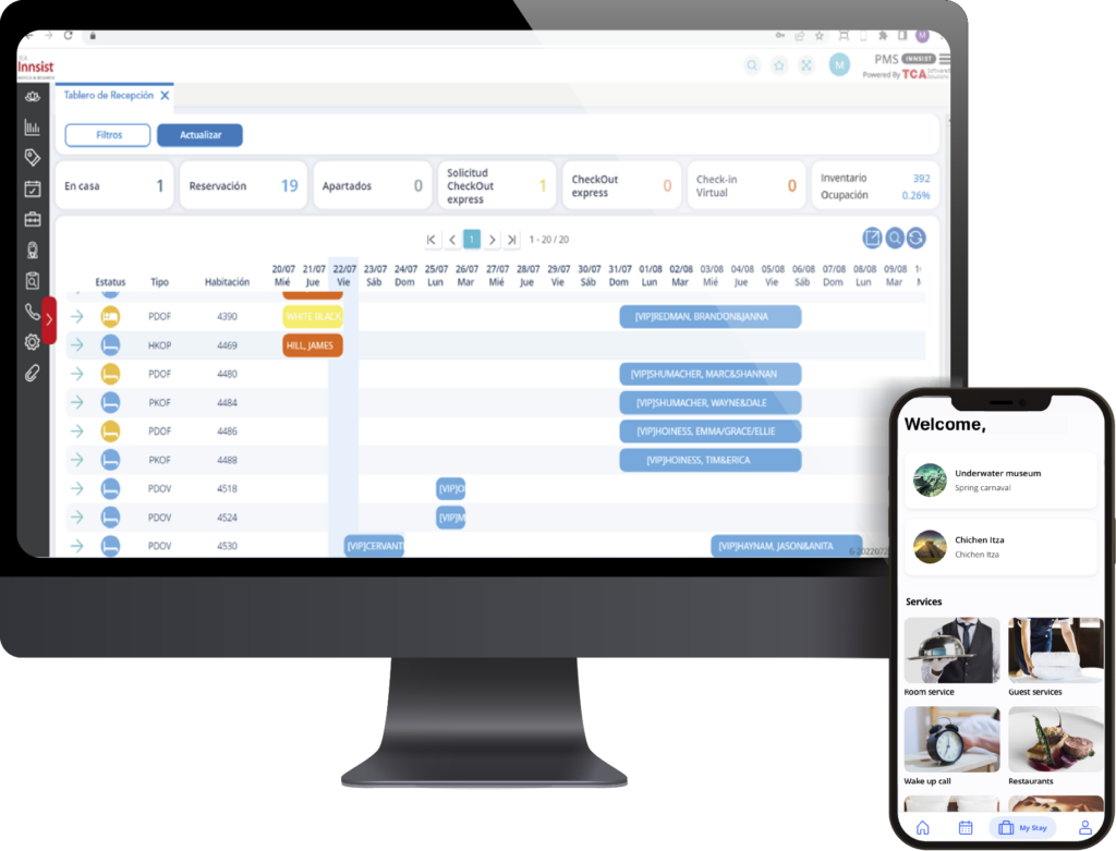 Innsist Web Check In – TCA Software Solutions